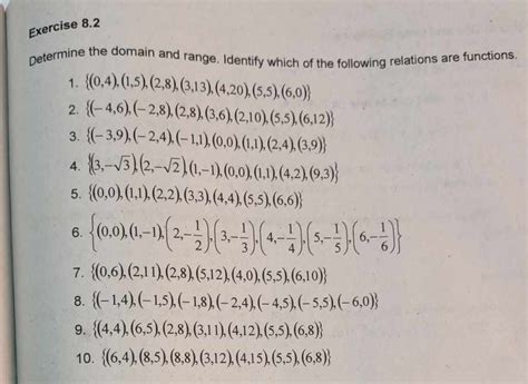 Determine The Domain And Range Identify Studyx