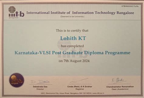 Vlsi Semiconductors Iiitb Kdem Karnataka Electronics Iesa Sfal