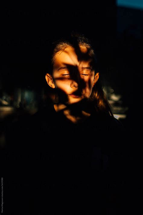 Eyes Closed In The Sunlight By Stocksy Contributor Marisa Magnusen