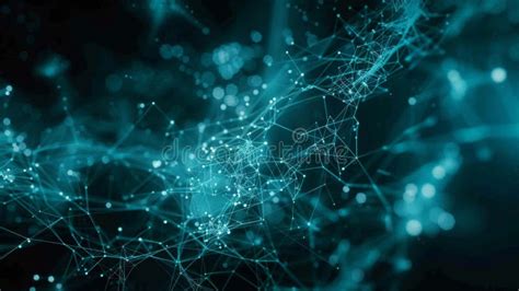Quantum Communication Networks And Secure Data Transmission Stock Image