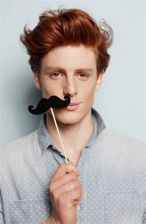 Dark Copper Hair Men
