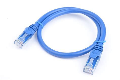 05m Blue Cat6a Utp Ethernet Cable Plexus Computing
