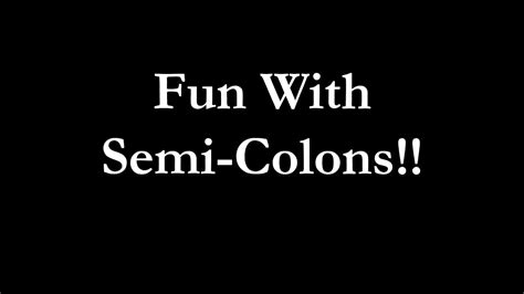 Creating A Semi Colon Delimited File For Easy Import Youtube