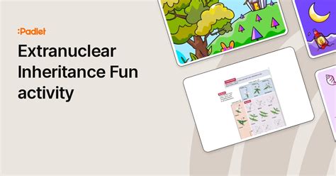 Extranuclear Inheritance Fun Activity