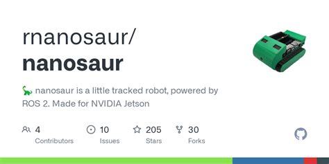 github rnanosaur nanosaur 🦕 nanosaur is a little tracked robot
