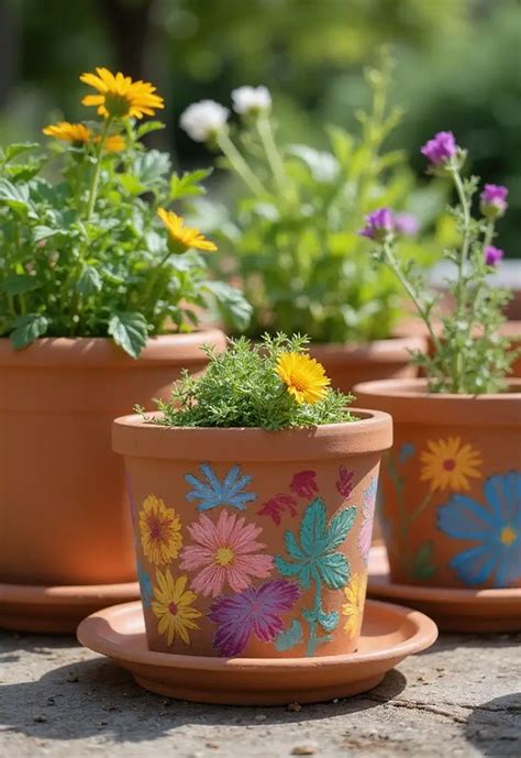 30 Clay Flower Pot Ideas To Personalize Your Garden Decor Blosmia