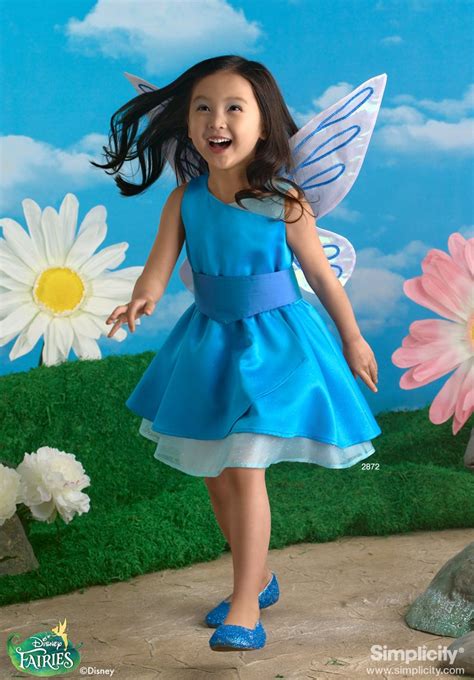 Dress Up With Disney Fairies Simplicity 2872 Disney Fancy Dress Fairy Costume Diy Fairy Costume