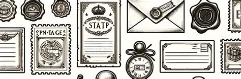 Free Printable Vintage Ephemera Line Art Digital Paper Triplicate
