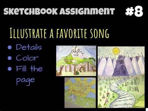 Sketchbook Assignments Sketchbook Assignments Sketch Book High