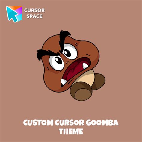 cute cursor custom cursor goomba theme cursor space