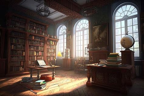 Premium Ai Image Library With A Variety Of Books And Reading