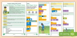 Create A Pong Game In Scratch Worksheet KS Scratch Code