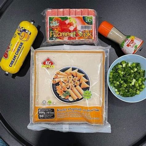 Cara Buat Dan Resepi Crab Ragoon Guna Beberapa Bahan