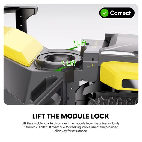 How To Disconnect The Module From The Universal Body