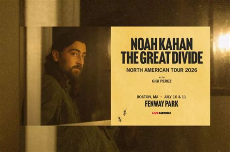 Win Tickets To See Noah Kahan Live At Fenway Park
