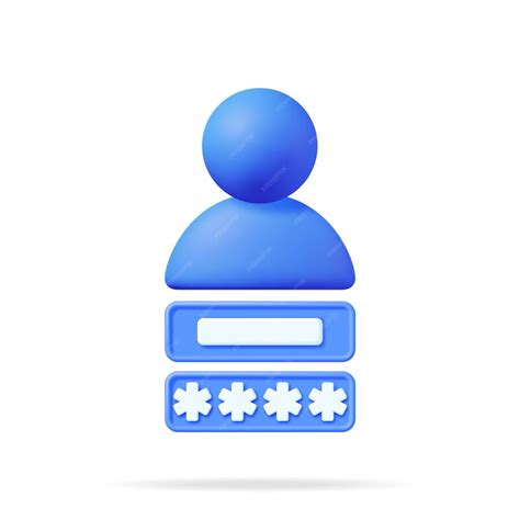 Premium Vector 3d User Login Form Page