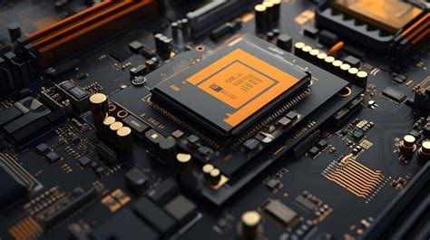 Premium Photo Microchip Processor