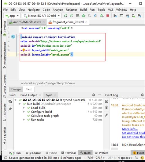 Android编程权威指南（第8章 使用recyclerview显示列表）android Recyclerview 123456 Csdn博客