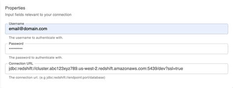 Connector To Amazon Redshift Support Center