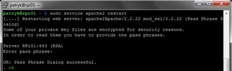apache2 certyfikat ssl dla serwera na przykładzie raspberry pi
