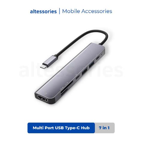Jual In Multi Port Usb Type C Hub Usb W Hdmi K Hz Shopee Indonesia