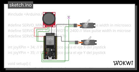 Servojoy Wokwi Esp32 Stm32 Arduino Simulator