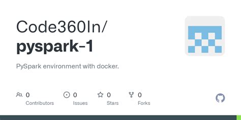 GitHub Code In Pyspark PySpark Environment With Docker
