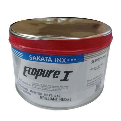 Sakata Brilliant Red Offset Printing Ink Packaging Size 1 Kg At ₹ 450 Kg In Kolkata
