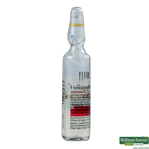 Buy Cordarone Injection 3 Ml Ampoule Online At Best Prices Wellness Forever