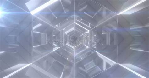 Image Of Digital Human Numbers And Sound Bars Over Hexagon Pattern