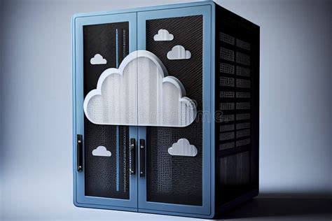 Cloud And Remote Data Storage Stock Illustration Illustration Of Mobile Database 275455996