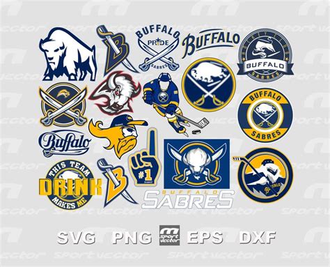 Buffalo Sabres Nhl Team Svg Bundle Hockey Svg Nhl Clipart