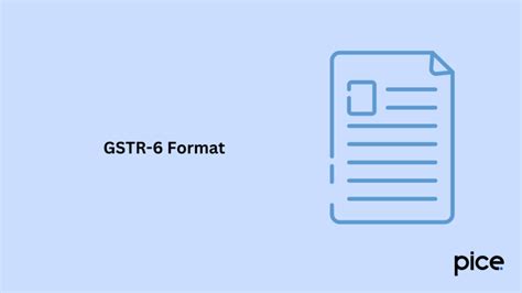Gstr 6 Return Filing Process Format And Eligibility Pice