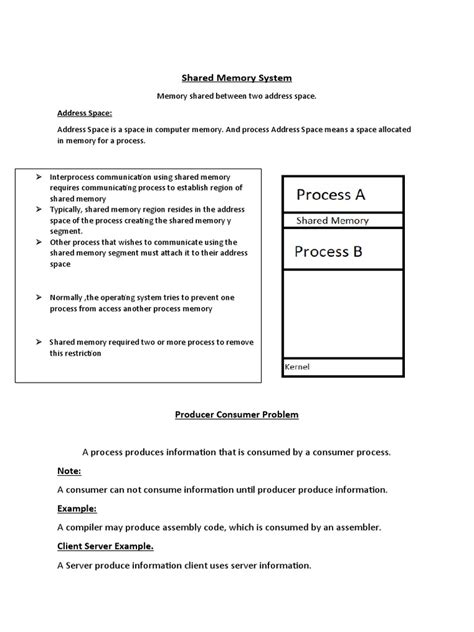 shared memory system address space pdf