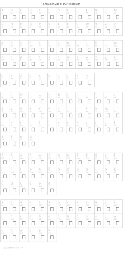 DEPTH Font Download For Free View Sample Text Rating And More On Fontsgeek Com