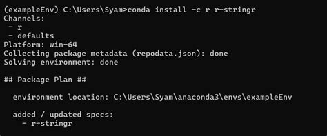 How To Install Stringr In Anaconda Geeksforgeeks