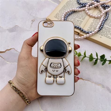 قاب گوشی Iphone 6 Iphone 6s آیفون مای کیس فضانورد استند شو محافظ لنز