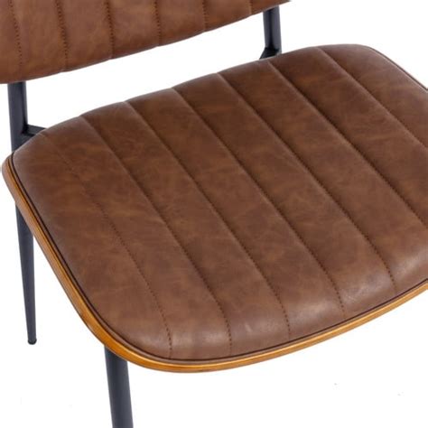 Cassington Home Moore Faux Leather Dining Chairs Temple And Webster