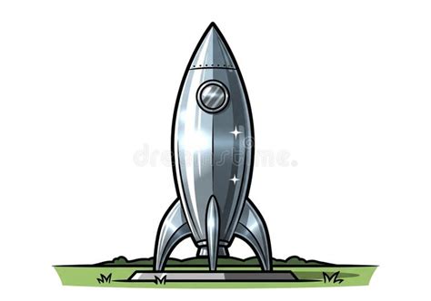 Futuristic Cartoon Rocket Stock Illustrations 26629 Futuristic