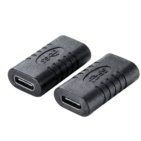 Jesscasday Portable Usb Type C Female To Female Connector Adapter Extension Cable Converter