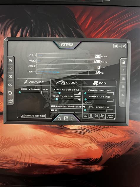 Msi Afterburner Greyed Out On Msi Gp68 R Msilaptops