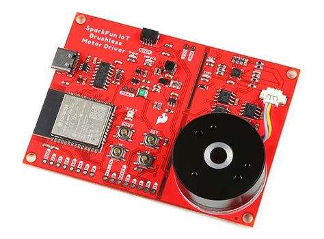 SparkFun IoT Brushless Motor Driver And Tristimulus Color Sensors Milled