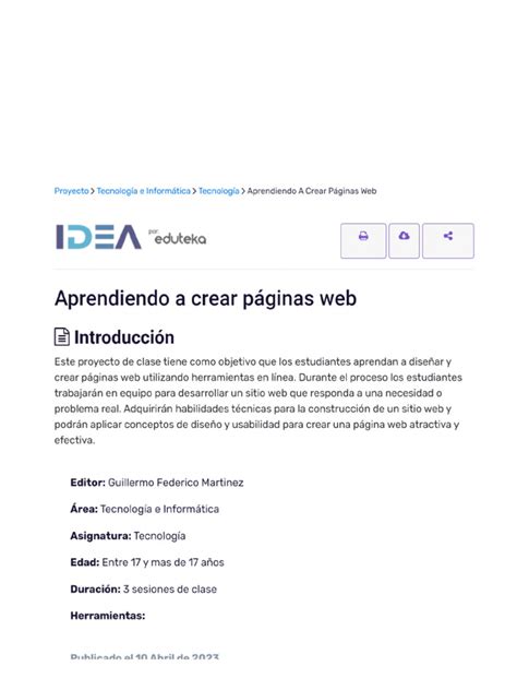 Aprendiendo A Crear Páginas Web Pdf