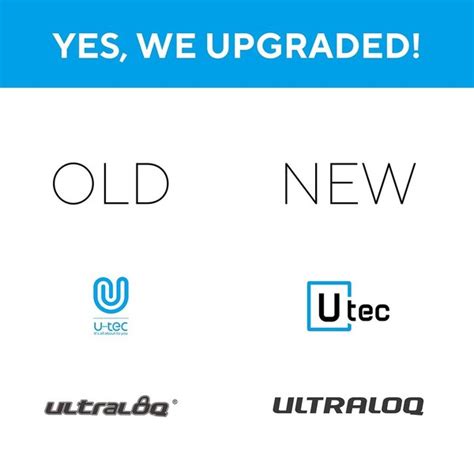 the ultimate smart lock brand ultraloq s and its inventor u tec s logos both refreshed