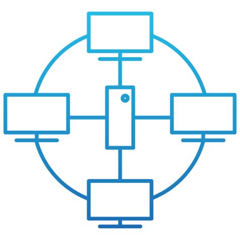 syncronization generic gradient icon