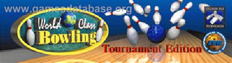 World Class Bowling Arcade Artwork Marquee