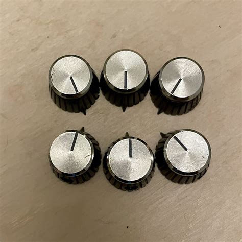 Set Of 6x Vintage 1979 Marshall Jmp Pointer Control Knobs Reverb Uk