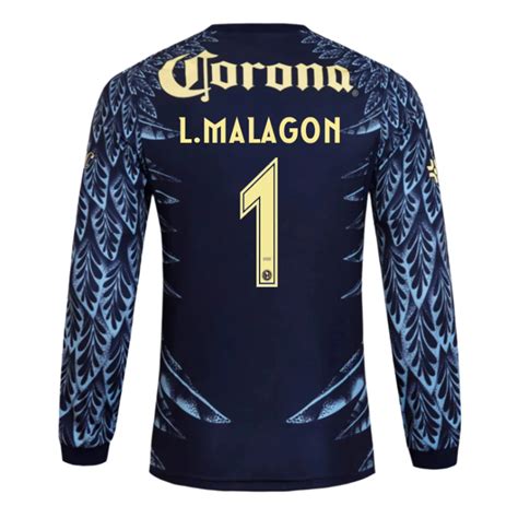Club América Away L Malagon 1 Long Sleeve Jersey 25 26 Kickoffshopper