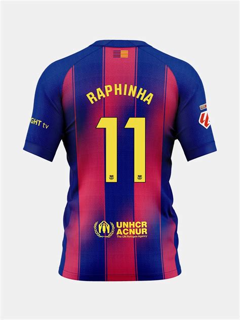 Raphinha La Liga Womens Home Jersey 25 26 Fc Barcelona Players E