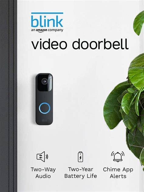 Blink Video Doorbell Sync Module 2 Two Year Battery Life Two Way